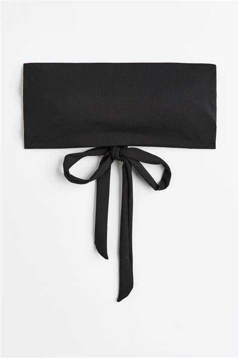 Padded Bandeau Bikini Top Black Ladies Handm In