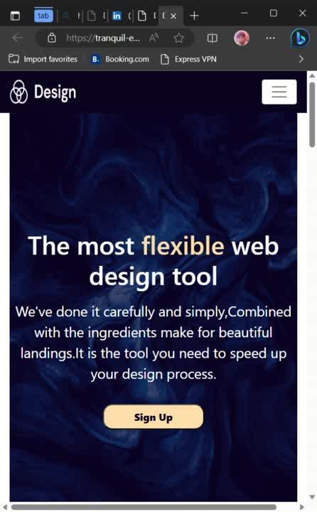 Adharsh Paila On Linkedin Web Page For Small Devices