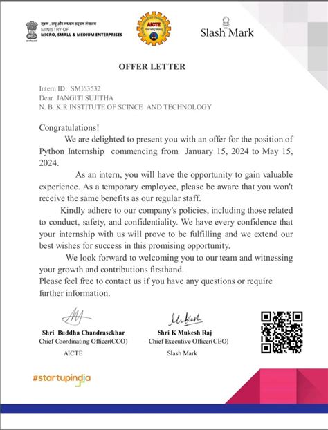 Sujitha Jangiti On Linkedin Pythoninternship Aicte