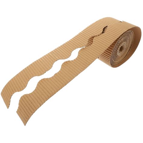 Compukas Bulletin Board Border Roll 1 Roll Light Brown Paperboard For