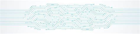 Abstract Technology Background Circuit Board Pattern Microchip Power Line 3809973 Vector Art