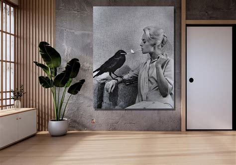 Alfred Hitchcock The Birds Wall Arttippi Hedren Posterthe Birds