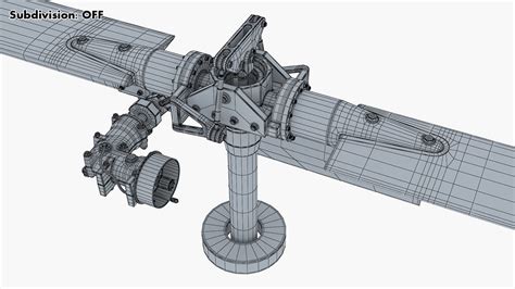 Helicopter Rotor System V 1 3d Model By Zurel