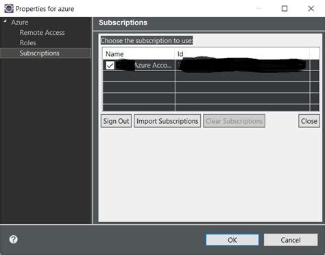 Azure Deployment With Eclipse Result In Error Importing Subscriptions