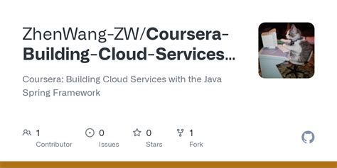 Github Zhenwang Zw Coursera Building Cloud Services With The Java