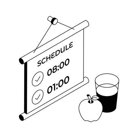 Easy To Edit Icon Of Diet Chart In Isometric Style 65345969 Vector Art