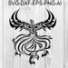 Phoenix SVG 1 Phoenix Clipart Phoenix Cut Files For Silhouette Files