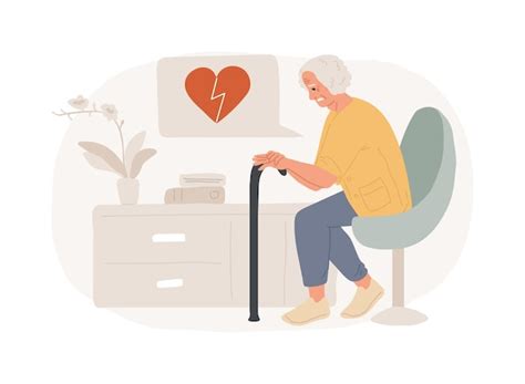 Soziale Isolation Isoliertes Vektorkonzept Illustration Soziale Benachteiligung Isolationseffekt