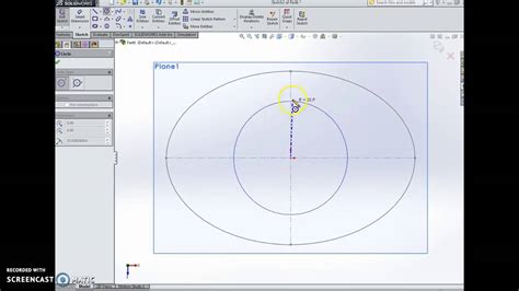 How To Draw Ellipse In Solidworks