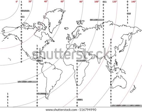 Vector World Map Outline Eps10 Stock Vector Royalty Free 116794990 Shutterstock