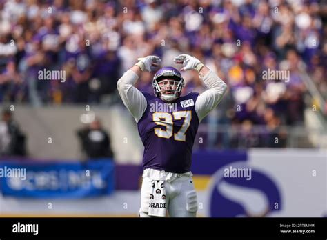 Minnesota Vikings Defensive Tackle Harrison Phillips 97 In Action