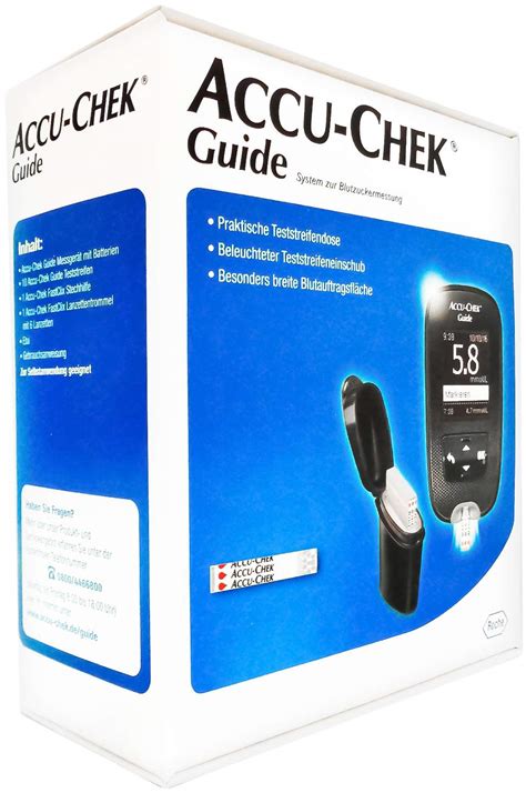 Accu Chek Guide Blutzuckermessgerät Set Mmol Je L 1 Stück kaufen