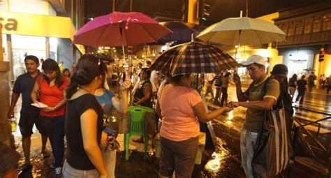 Se Registró Lluvia De Verano En Varios Distritos De Lima Actualidad