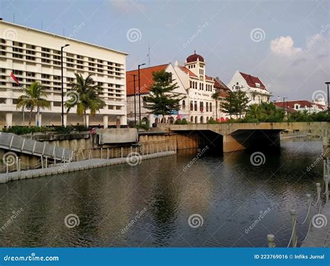 Historical Building During The Dutch Colonial Period Right In Front Of It Is A Big Editorial