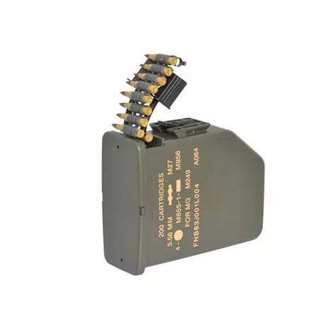 [set] Fn M249 Paratrooper Light Machine Gun Replica [aandk] 6000rd