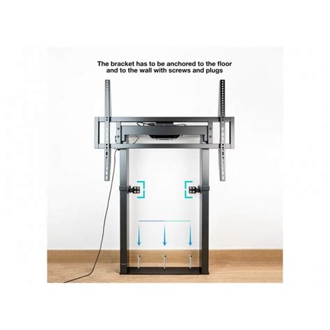 Soporte suelo pared eléctrico Tooq FSM01 B Crambo