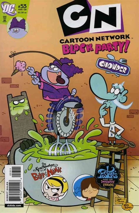 Cartoon Network Block Party 53 Vfnm Dc Comic Book Chowder Fosters Home
