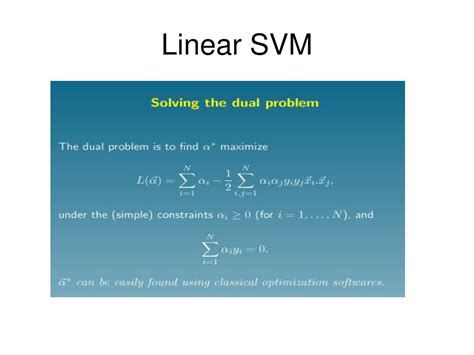 ppt introduction to non linear support vector machine svm