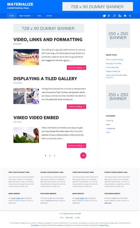 Best Material Design Wordpress Themes