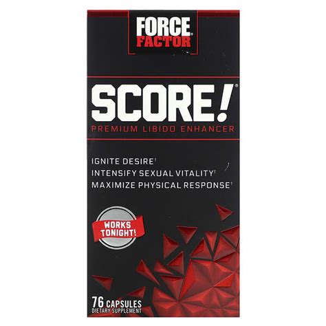Force Factor Score Premium Libido Enhancer 76 Capsules