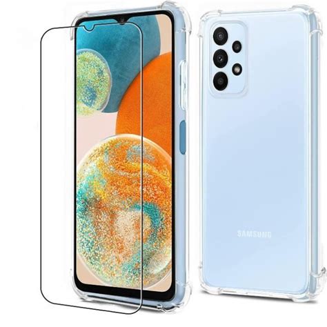Coque Silicone Transparente Angles Renforces Verre Trempe Pour
