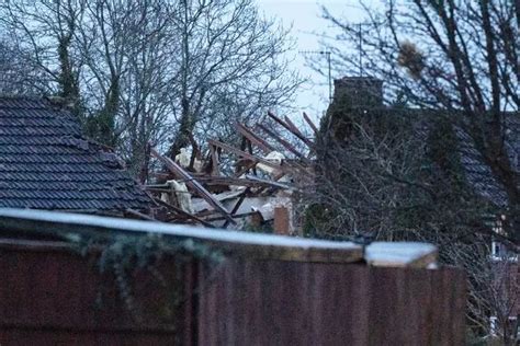 Evesham Gas Explosion Horror Revealed As Pictures Show Entire House