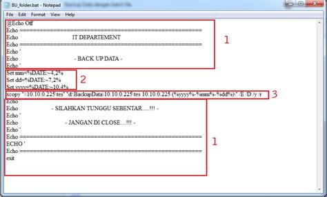 Backup Data Dengan Batch File Smart Blog