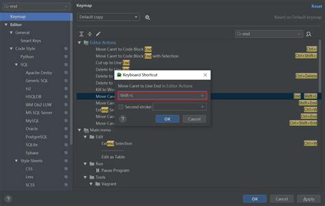 Pycharm使用者必看自定义光标快速定位到行尾的按键 暮良文王 博客园