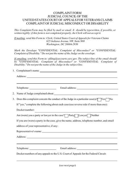 Complaint Of Judicial Misconduct Or Disability Fill Out Sign Online