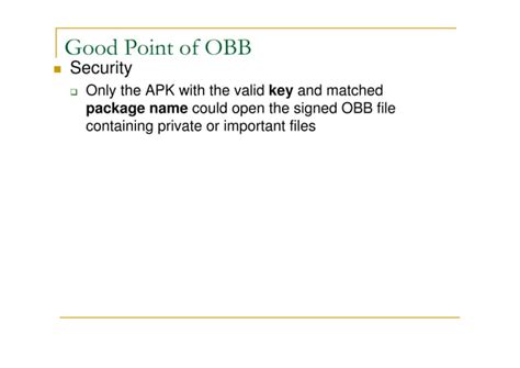 Android Storage Storagemanager And Obb Ppt
