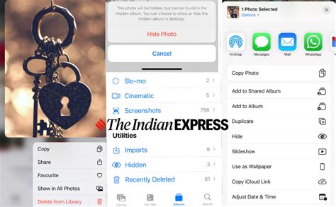 How To Hide Intimate Photos And Videos On Your IPhone Or IPad Technology News The Indian Express