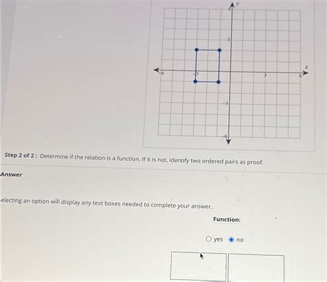Solved Step 2 ﻿of 2 Determine If The Relation Is A