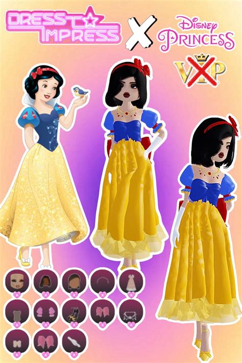 Snow White Dti Fit ️🪺 No Robux Or Vip Dress To Impress Princess Outfits Aesthetic Roblox