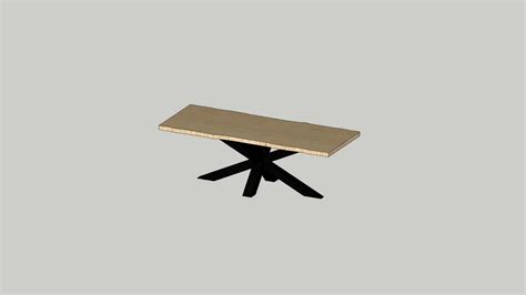 Eetkamertafel Brutus 3d Model