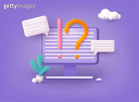 Exclamations And Question Marks Faq Concept Ask Questions And Receive Answers Online Support