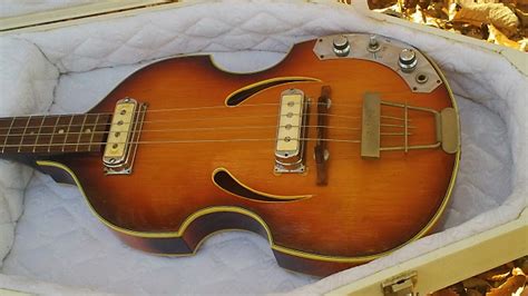 Klira Hofner Style Violin Bass Project Guitar Reverb