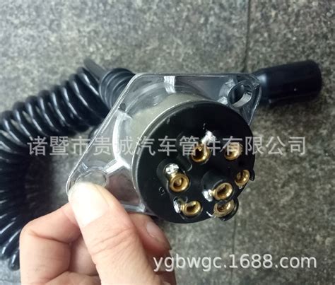 挂车七孔插头正确接法 挂车七芯线标准接线图 伤感说说吧