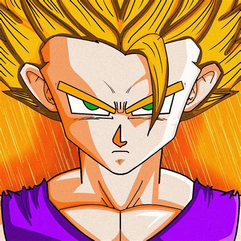 Ssj2 Teen Gohan By Me R Dbz