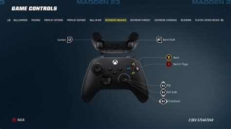 Madden Nfl 23 Controls Settings For Xbox Series X An Official Ea Site