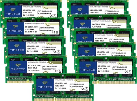 Timetec 16GB KIT 2x8GB DDR3L DDR3 1600MHz DDR3L 1600 PC3L 12800 Non