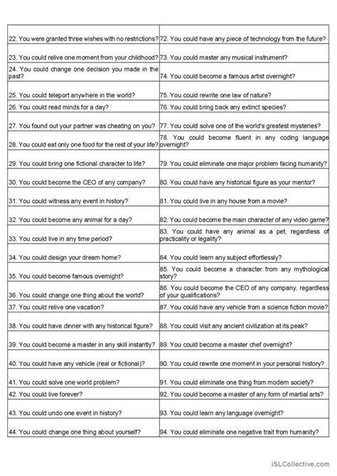 What Would You Do If Second Conditi English Esl Worksheets Pdf And Doc