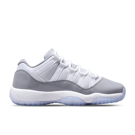 Air Jordan 11 Retro Low Cement Grey Gs Whiteuniversity Bluecemen