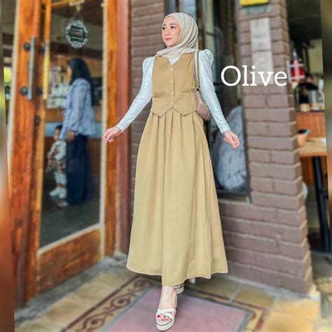 Jual Shan Set Rok Dan Rompi By Nada Gisella Shopee Indonesia