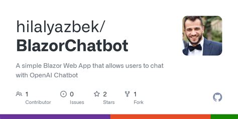 Github Hilalyazbekblazorchatbot A Simple Blazor Web App That Allows