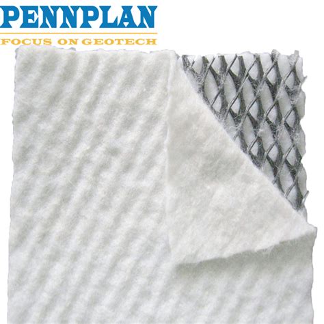Hdpe 3d Geonet Geocomposite Drainage Net For Landfill Road Garden Drainage Three Dimension