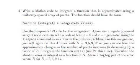 Solved Write A Matlab Function That Accepts A Vector Of Chegg