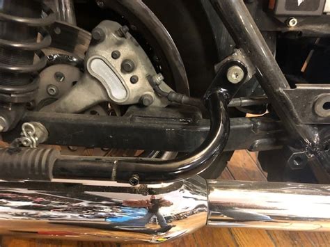 Rick Doss Black Saddlebag Guard Eliminator Brackets For 97 08 Harley