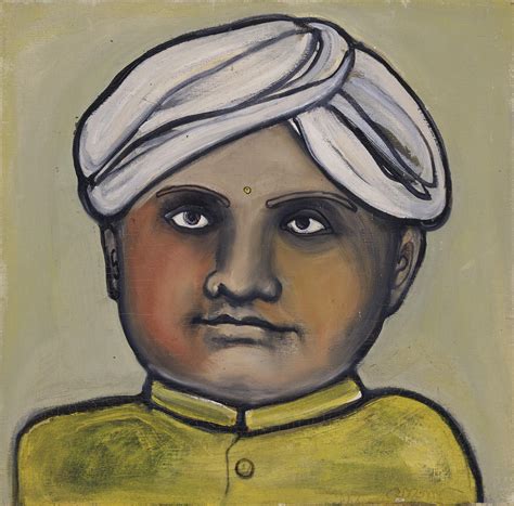 Man With Turban By Jogen Chowdhury Art Salon