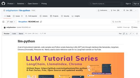 Github Llm Python Features Alternatives Toolerific