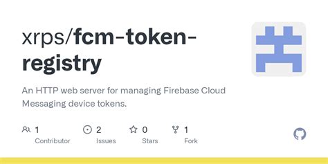 Github Xrpsfcm Token Registry An Web Server For Managing